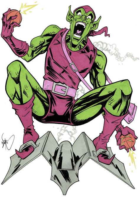 Green Goblin By Nate Stockman In Tony Rs Spider Man Original Art