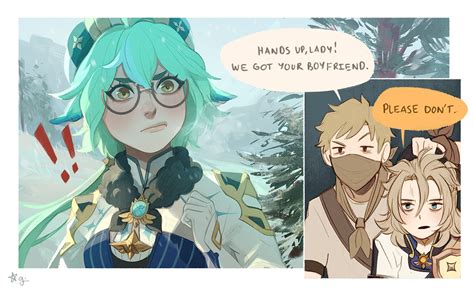 Genshin Impact Rule 34 Albedo смешные картинки и другие приколы