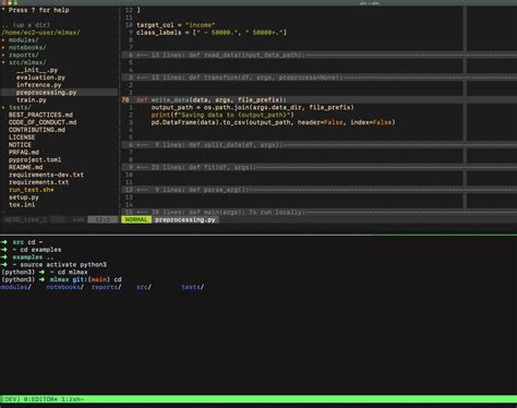 Enhancing Data Science Environments With Vim Tmux And Zsh On Amazon Ec2 Aws Open Source Blog