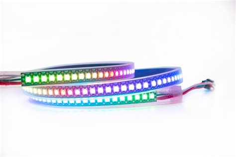 Ws2812b Led Strip Individual Addressable Light 144pixels M Smd 5050 Rgb Pixel Strip Dc5v 3 2ft