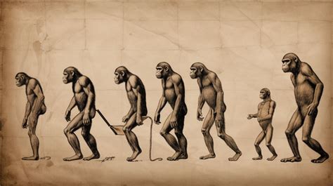 Evolution Of Man Drawing
