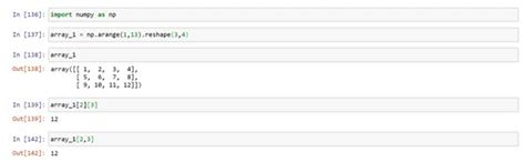 Indexing And Slicing In Numpy Robotic Electronics