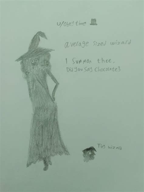 Average Sized Wizard Tiny Wizard Fanart Rwizardposting