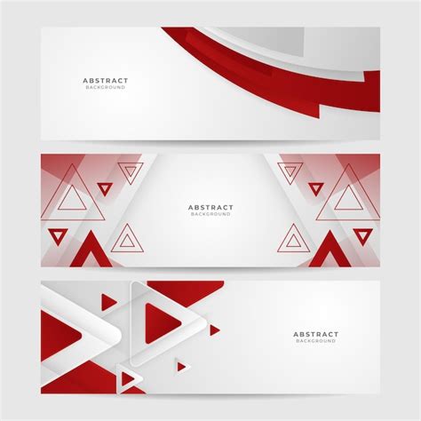 Premium Vector Abstract Red And White Overlapping Layers Background A Combination