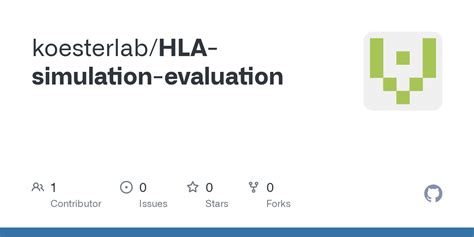 Github Koesterlabhla Simulation Evaluation