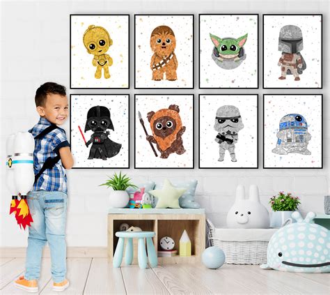 Star Wars Nursery Wall Decor Printooshop Perfect For Nursery And