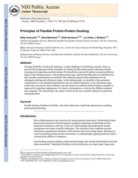Principle Of Flexible Docking Pdf Programming Languages Computing