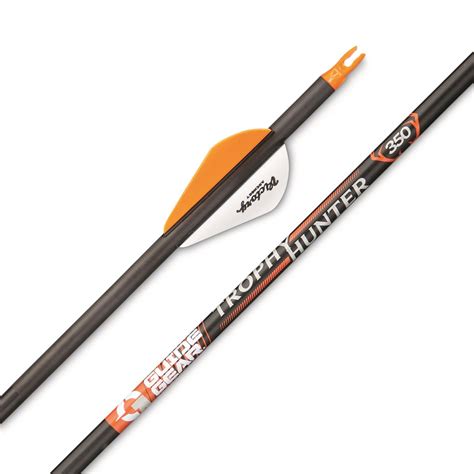 Free Shipping Guide Gear Trophy 31 Inch Carbon Archery Hunting Arrows