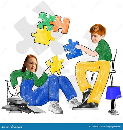 Young Man Helping Woman With Her Professional Tasks Employees