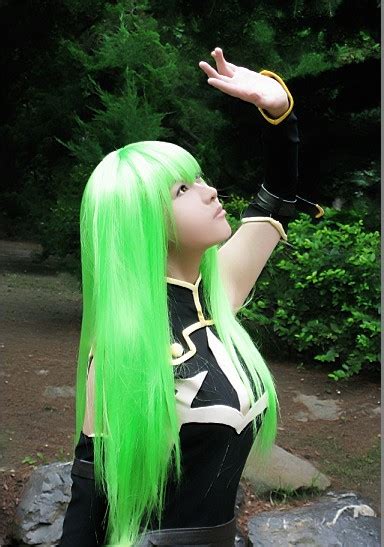 C C Code Geass Photo Medium Tagme C C Cosplay Chinese Text Cosplay Green Hair