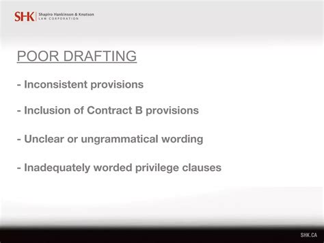Common Problems In The Drafting Of Tender Documents Ppt
