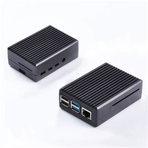 Raspberry Pi 4b Black Cooling Case Kit Vicedeal