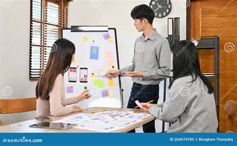 Professional Asian Male Software Developer Presenting His Information