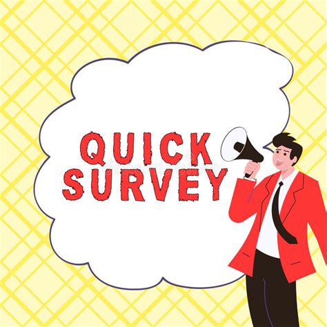 Writing Displaying Text Quick Survey Concept Meaning Conduct Fast Check On Condition Value