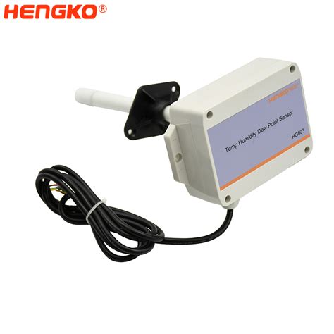 Rs485 Duct Temperature Sensor Pc Flange Probe Integrated