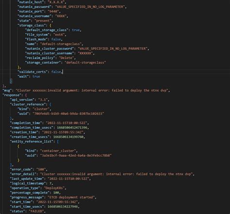 Ansible K8s Cluster Deployment Failed To Deploy The Ntnx Dvp Nutanix