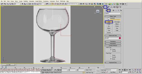 pemodelan gelas botol and meja 3d 3ds max modeling tutorial ~ 3ds max