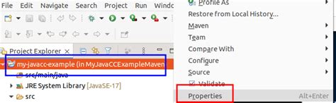 Eclipse Compile With Javacc Just Does Nothing Stack Overflow