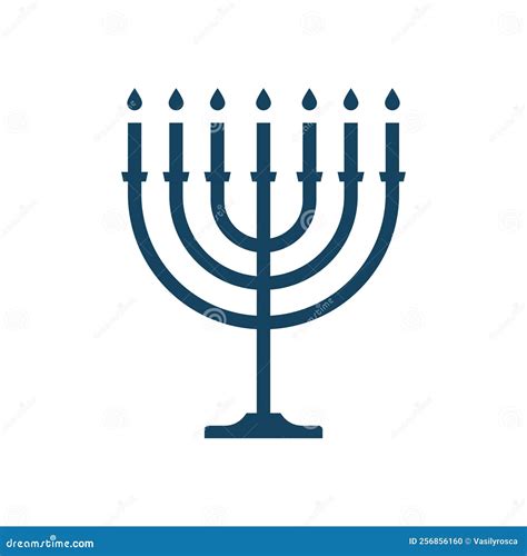 Menorah Vector Drawing 117207789
