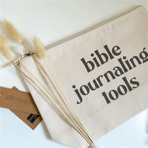Bible Journaling Tools Pencil Case Cheerfully Given