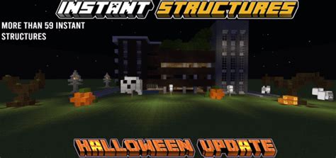 Instant Structures Minecraft Addon