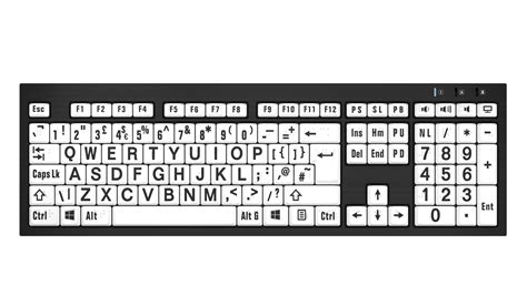 Vtkeys Large Print And Braille Keyboard Visionaid