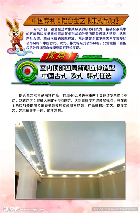 装饰专利产品宣传页设计图 海报设计 广告设计 设计图库 昵图网