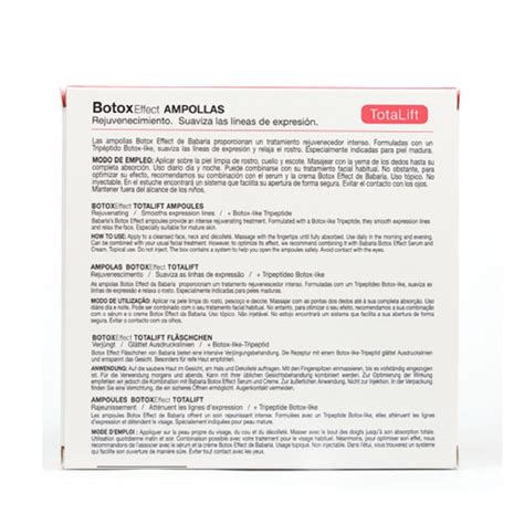Botox Efect Ampollas Totalift Locion