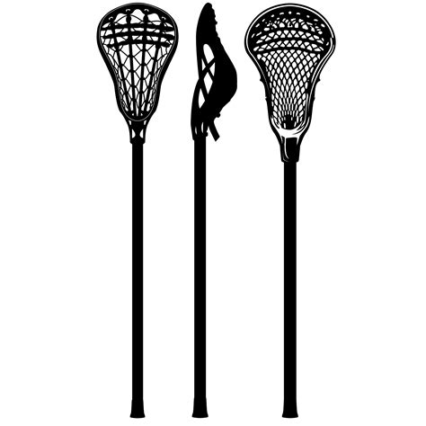 Lacrosse Stick Silhouette Clip Art At George Maple Blog