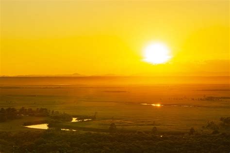 釧路湿原の夕日 GANREF