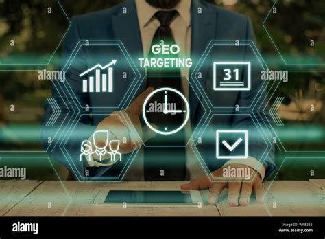 Handwriting Text Writing Geo Targeting Conceptual Photo Digital Ads Views Ip Address Adwords