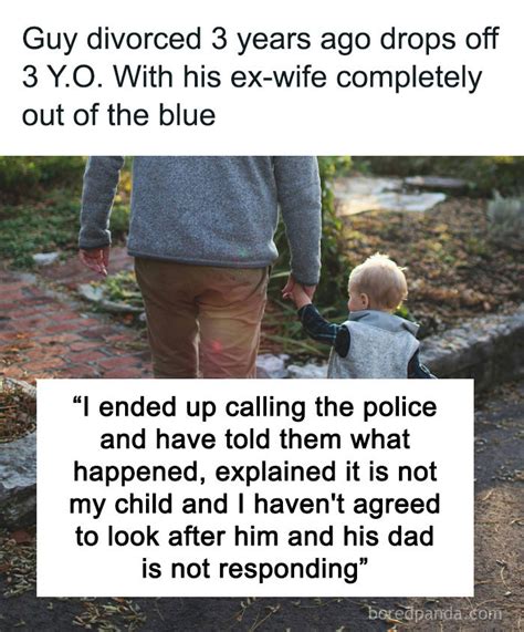 Lmao Mommy Guy Divorced 3 Years Ago Drops Off 3 Yo With His Ex Wife