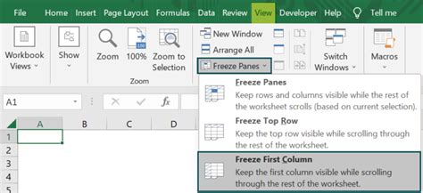 Freeze Columns In Excel Examples Unfreeze How To Use
