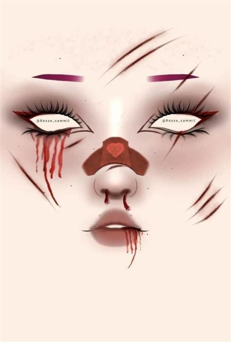 Halloween Makeup Макияж на хэллоуин Макияж в стиле клоуна Макияж