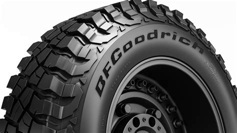 Bfgoodrich Mud Terrain Ta Km3 Offroad Tire With Rim 3d Model Cgtrader