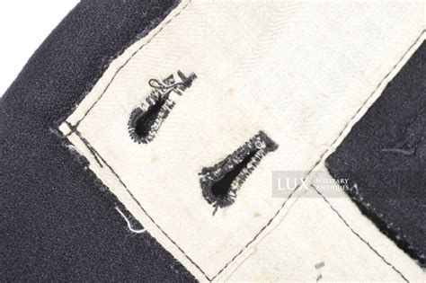 Rare Waffen Ss Issue Black Panzer Trousers