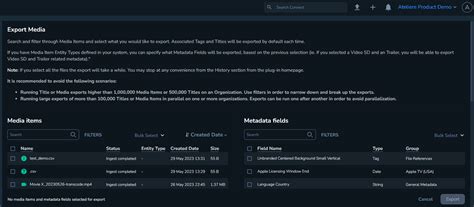 Connect Docs The Export Tool Plug In