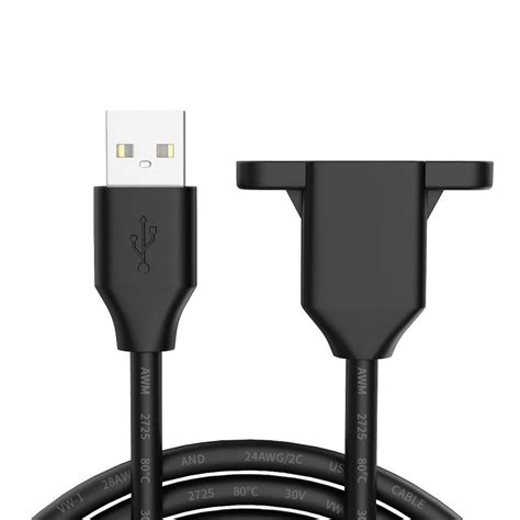 Aooower Usb 20 Male To Female Panel Mount Cableusb20 Connection For