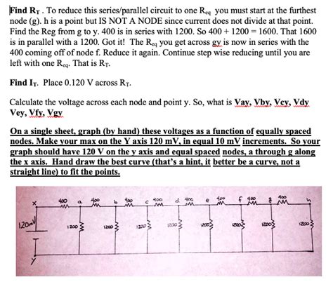 Solved Find RT To Reduce This Series Parallel Circuit To Chegg