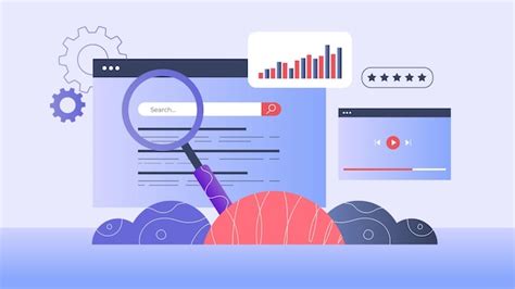 Premium Vector Seo And Marketing Analytics Concept Search Engine Optimization