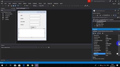Tugas Pemrograman Visual Program Array Multi Dimensi Youtube