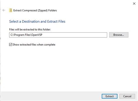 Extraction Error On Vsp Exe From Download Openvsp 3 27 1 64 Bit Python
