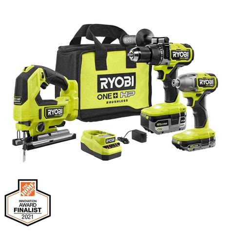 Ryobi One Hp 18v Brushless Cordless Compact 1 2 In Drill Driver 3 8 In