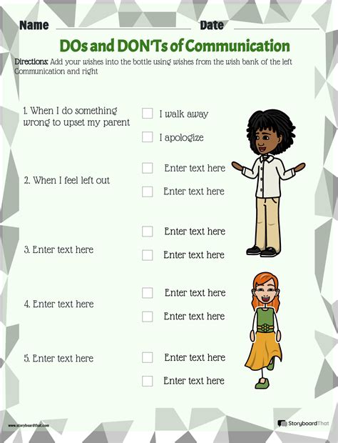 Communication Worksheets For Effective Learning Worksheets Library
