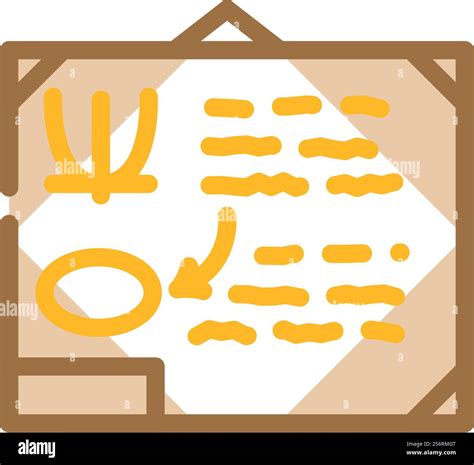 Blackboard Of Classroom Color Icon Vector Blackboard Of Classroom Sign