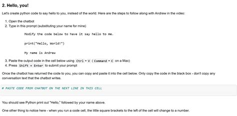 Lesson 4 Running Your First Program Missing Activity 2hello You