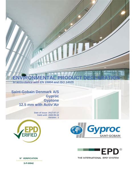 PDF Environmental Rduct Declaration CertainTeed ISO Quality Management System