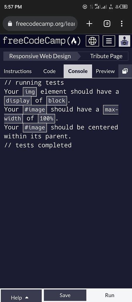 Tribute Page The Code Wont Pass Whats Wrong Html Css The