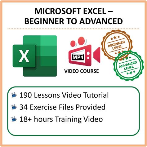 Microsoft Excel Course Excel From Beginner To Advanced Udemy Course