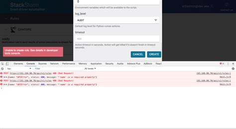 React Dev No Error Message For Name Text Box For A New Rule · Issue